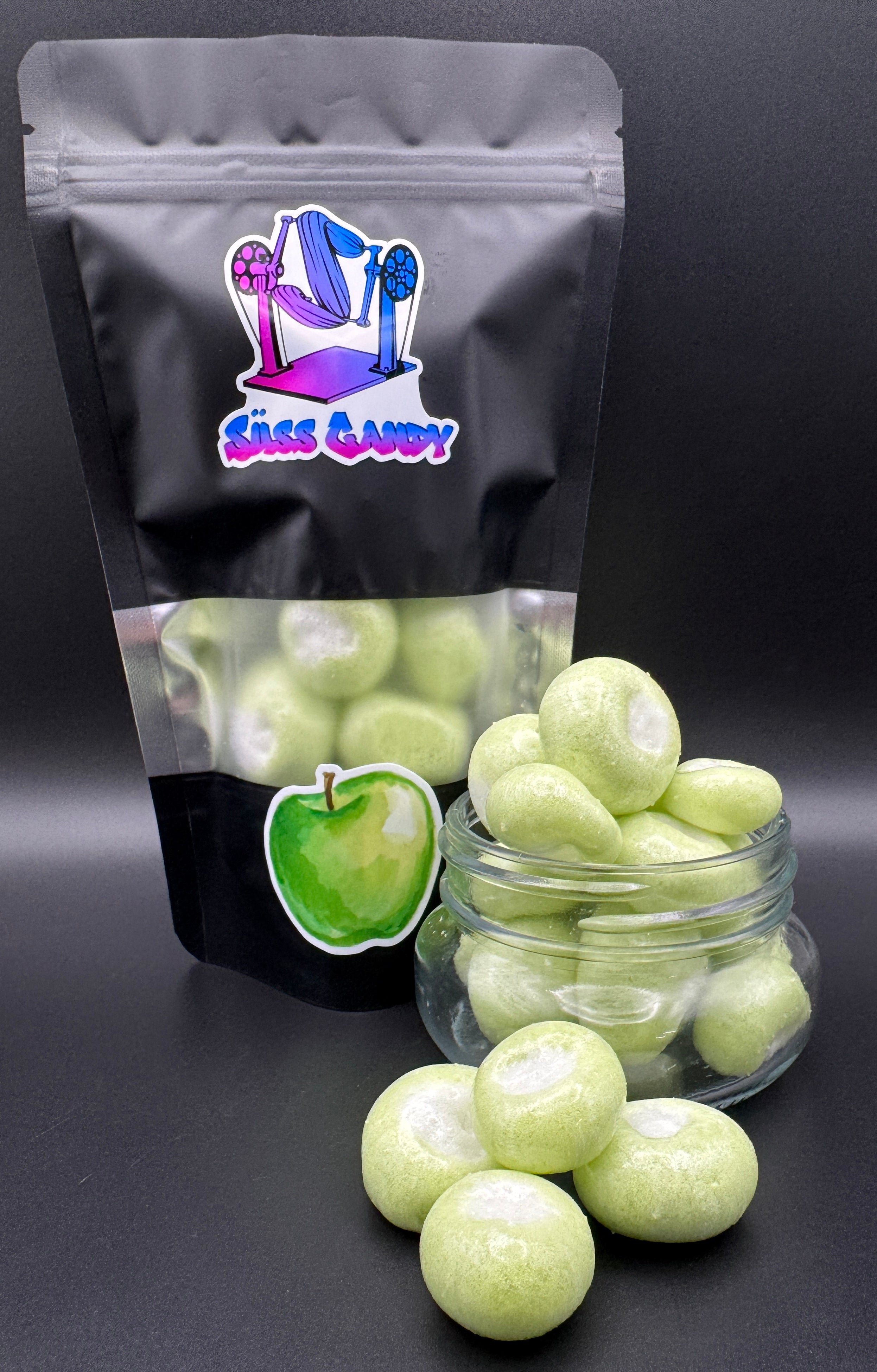 Freeze Dried Green Apple Hard Candy | Handmade Natural – Süss Candy